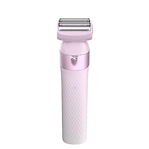 Unibono Electric Razor for Women in LED Light IPX 7 Waterproof,Pubic Hair Trimmer for Women in Quick and Smooth Shave,100% Washable Rechargeable Bikini Trimmer