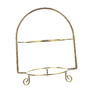 EXQUIMEUBLE Double Layer Cake Stand Muffin Stand Dessert Stand Holder Pastry Stand Birthday Cake Stand Cake Display Rack Dessert Display Plate Tea Party Serving Tray Desktop Iron Bracket