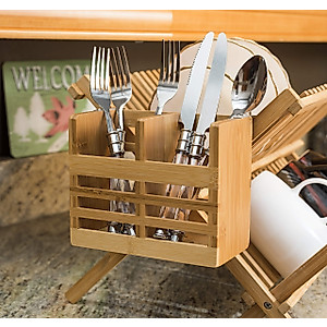 Home Basics CH44543 Bamboo Utensil Holder, Natural