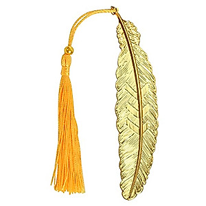 Metal Feather Bookmarks, Metal Bookmarks for Women Men Kids Girls - Cute Bookmarks for Book Lovers, Gifts for Teachers and Readers