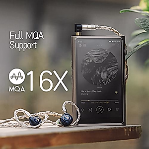 SHANLING M7 Digital Audio Player,Portable MP3/MP4 Player,Hi-Res Bluetooth Music Player,2.4G/5G WiFi|ES9038Pro DAC|5.0inch HD Screen|6+128GB|Android10 Snapdragon 665|16X MQA|3.5&4.4mm|900mW@32Ω Output
