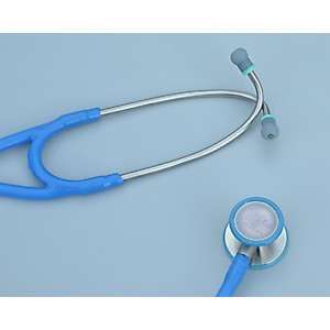 Kila Scopes Virtuoso Stethoscope - Professional Dual Head Cardiology & Diagnostic Stethoscope for Doctors and Nurses - with Accessories, K750 Sky Blue