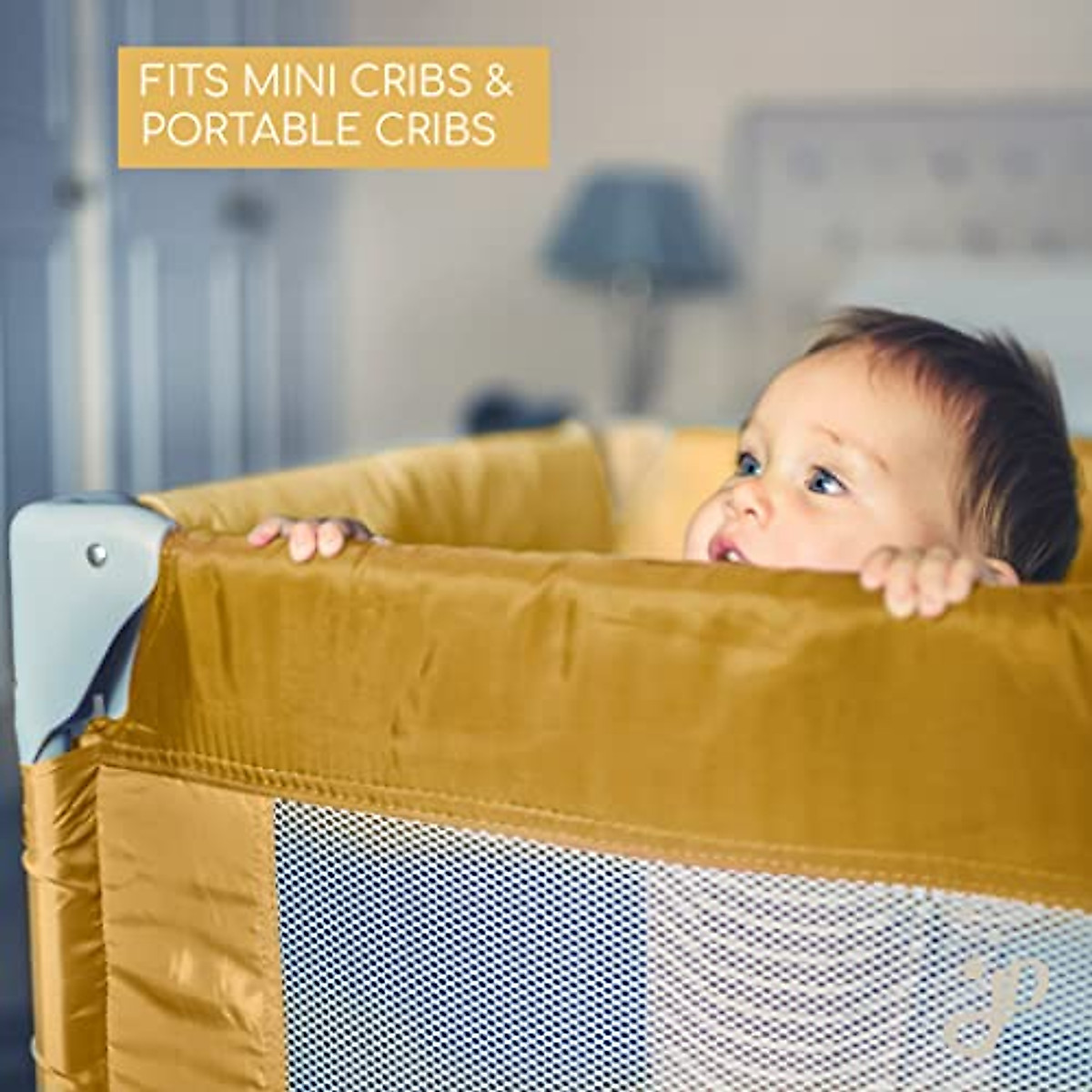 Juniper Dreams Mini Crib Mattress | 2-Stage Dual Firmness | Infant and Toddler Bed Mattress | Hypoallergenic and Water-Repellent | Greenguard Gold Certified Baby Bed Mattress for Cribs