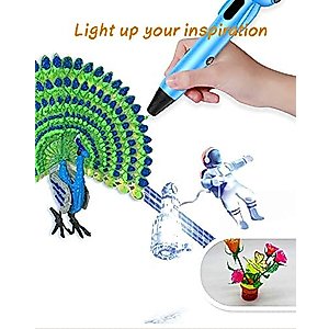 PCL Filament for 3D Pen 20 Colors/320 Ft - Low Temperature of 158°F(70°C) 1.75mm PCL 3D Drawing Pen Filament Refills - High-Precision Diameter,Non-Toxic,Non-Clogging,No Mess 3D Printing Pen Filament…