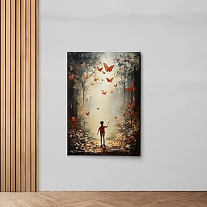 Abstract Painting Buy Canvas Wall Art, Butterfly Painting Art, Butterfly canvas, bedroom Butterfly wall art,Watercolor abstract Butterfly canvas painting