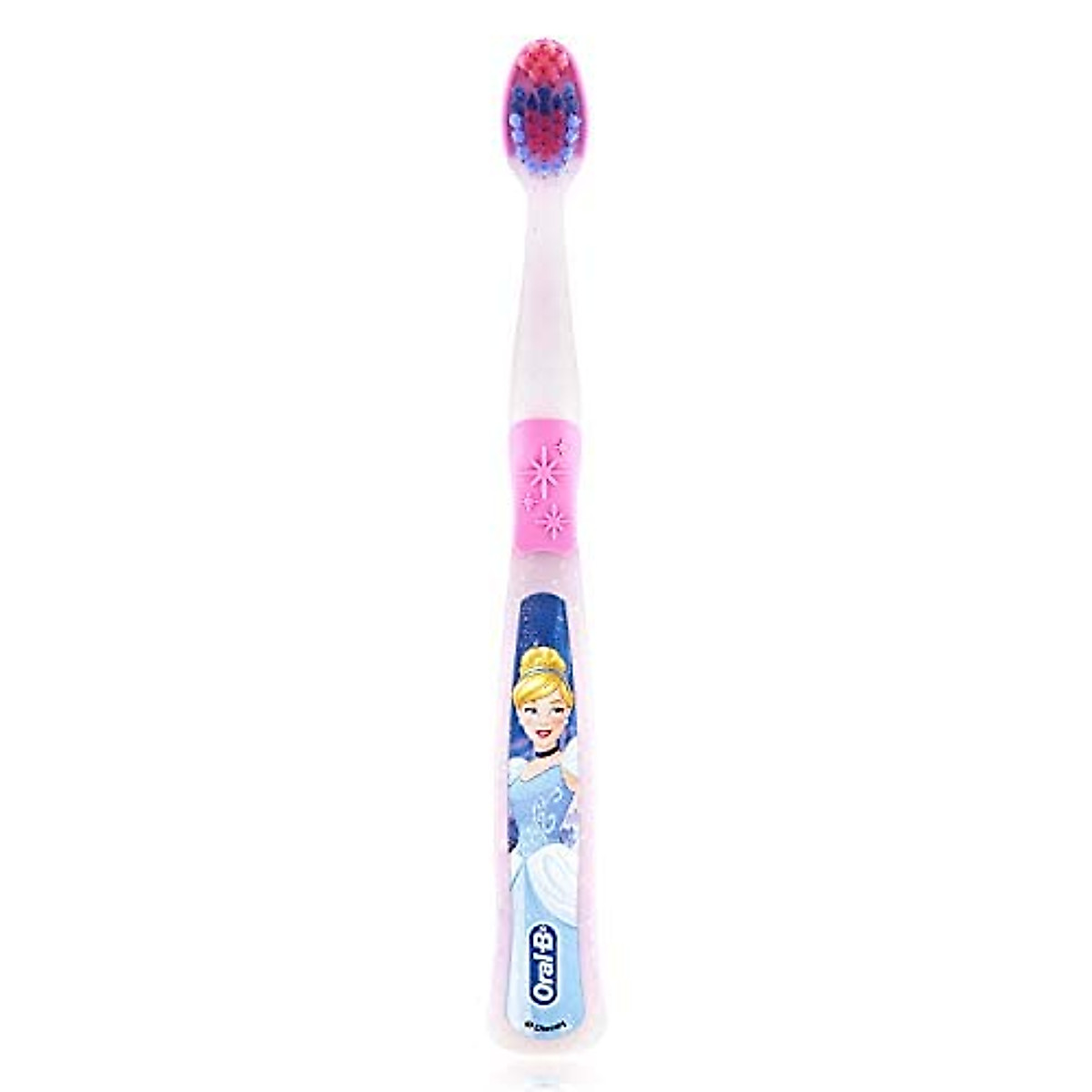Oral-B Princess Toothbrush for Little Girls, Children 3+, Extra Soft, Cinderella Characters - 1 Count