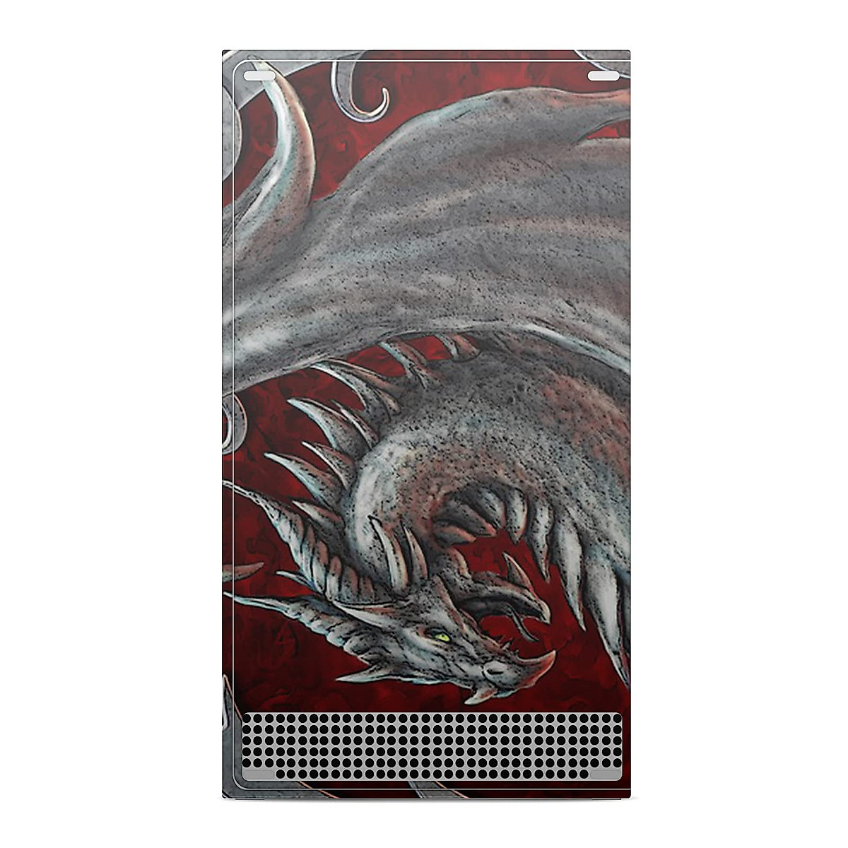 Head Case Designs Officially Licensed Christos Karapanos Talisman Silver Art Mix Vinyl Sticker Gaming Skin Case Cover Compatible with Xbox Series S Console