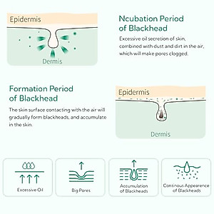 BREYLEE Blackhead Remover Mask, Tea Tree Oil Nose Pore Strips +100 papers, Puntos Negros, Peel Off Mask for Nose and Face, Pore Cleanser Purifying, Brush Desigh