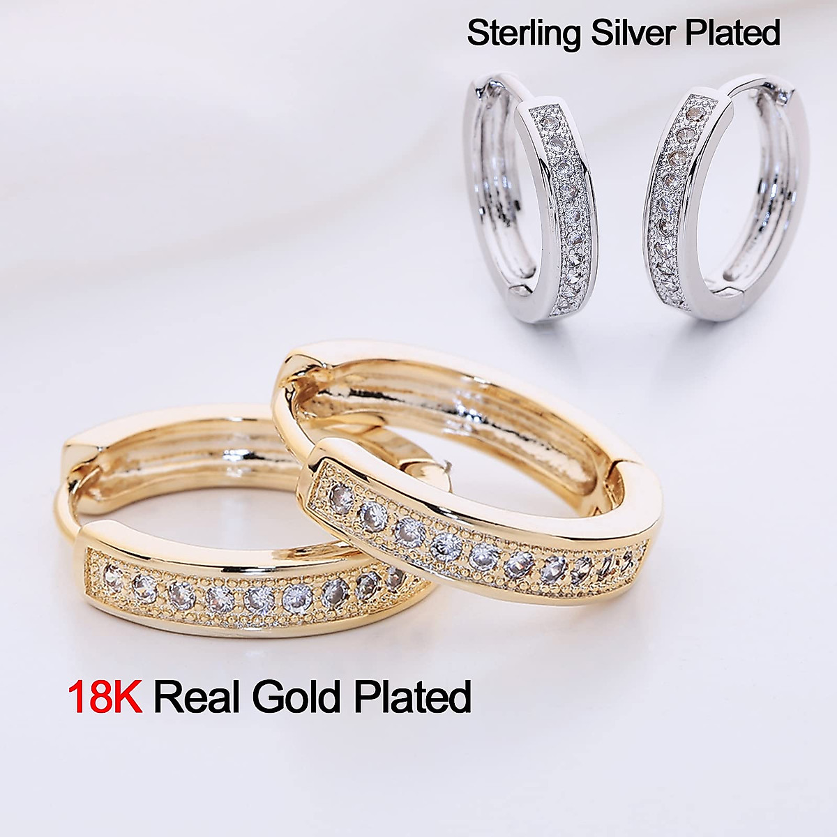 UDEEF 2 Pack Ear Piercing Gun Kit, Professional Earrings Piercing Kit, Self Earring Pericings Gun Tools Set,Nose Body Navel Piercing Machine for Home Salon Piercing