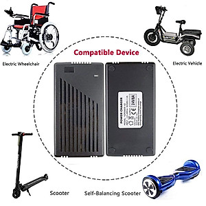 aunstarwei 24V 8A Battery Charger with XLR Connector for EA1065, S150, 1107 614HD, M51, CH5404 Smart