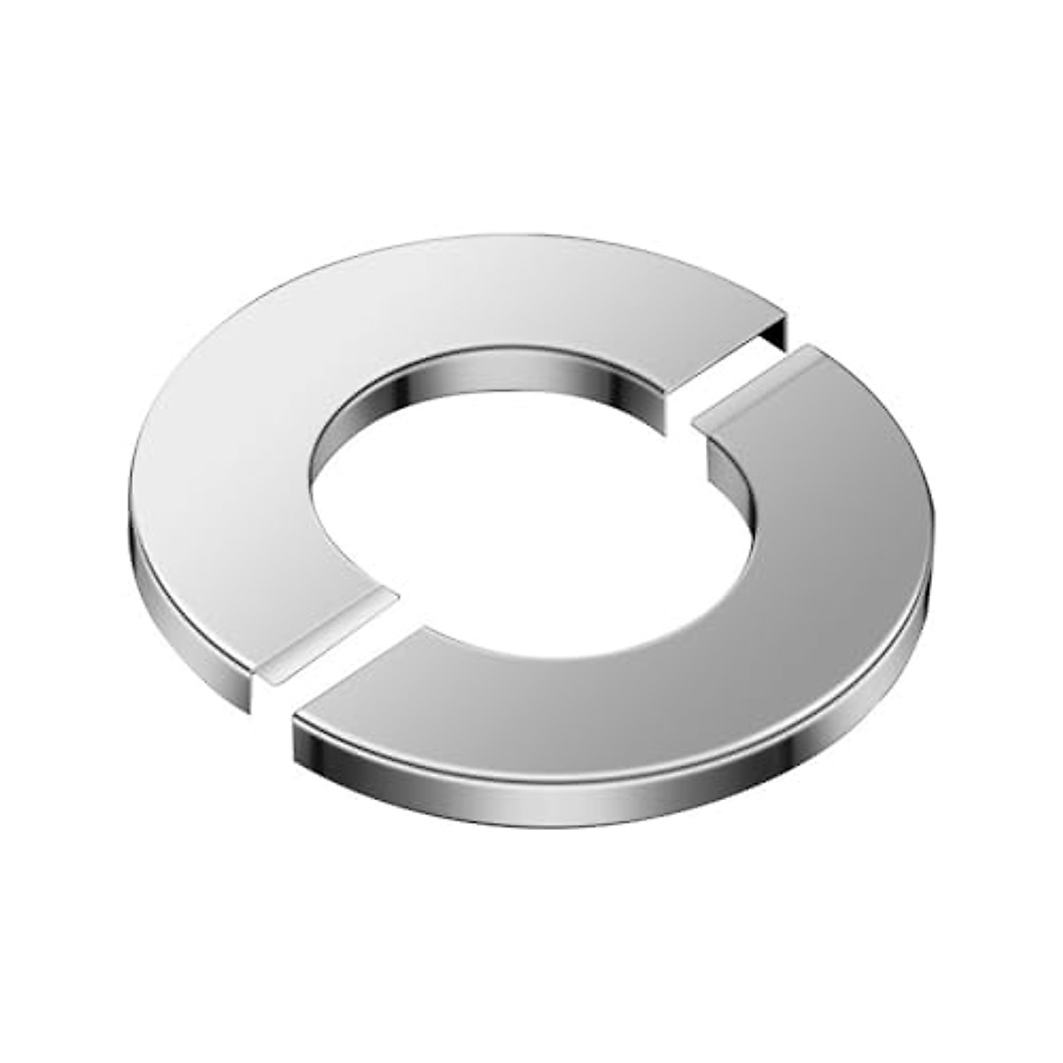 Stainless Steel Wall Split Flange Self-Adhesive tape Round Escutcheon Various pipes Plate Cover for Water Pipe Faucet Decoration Accessories (32mm/1.26in)