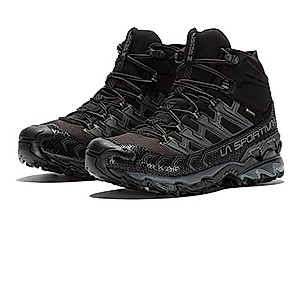 LA SPORTIVA Ultra Raptor II Mid Wide GTX Men's Hiking Shoes, Black Clay, 9.5 AU
