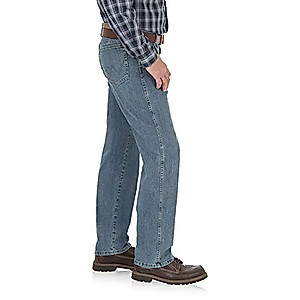 Wrangler Men's Performance Series 5 Pocket Regular Fit Denim Jeans - Mid Wash, Mid Wash, 36X32