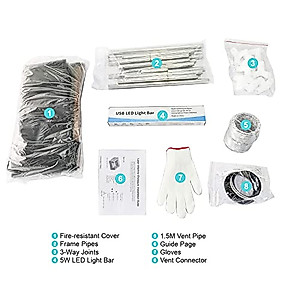 Laser Engraver Enclosure with Smoke Vent and LED Light, Fireproof Fabric, Eye Protection Film, 25x25x13 Inch Laser Engraving Machine Protective Cover,Reduce Laser Beam for COMGO Z1 A5Pro Master2 S2