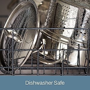 All-Clad Gourmet Accessories Stainless Steel Multi-Pot with Perforated, Steamer Insert, & Lid, 12 Quart, Silver