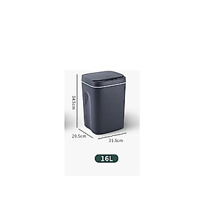 WENLII Induction Automatic Sensing Home Rubbish Can for Bedroom Toilet Kitchen Trash Bin Paper Basket (Color : E, Size : 1)