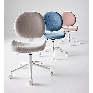 Realspace® Brigsley Fabric Low-Back Task Chair, Gray/White