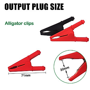 58.4V 5A LiFeP04 Charger for 16S 48V LiFeP04 Battery Smart Battery Charger Red Aluminum Case with Alligator Clip Connector