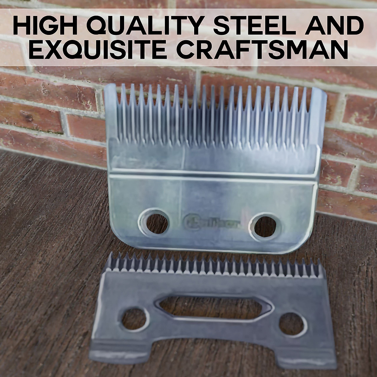 Caliber Pro 357 Magnum Clipper Blades - Cordless Clipper and Trimmer Professional Hair Cutting Blade - Spare Barber Blade for Men's Hair and Beard Grooming Clippers Kit (Replacement Blade)