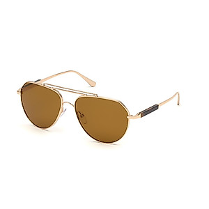 Tom Ford FT0670 - 28E Sunglasses Gold Frame w/ Brown Lens 61mm