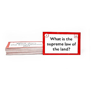 US Citizenship Flash Cards 2025 and 2026: USCIS Naturalization Test Flashcards Study Guide with All 100 Civics Exam Questions and Answers [2nd Edition]