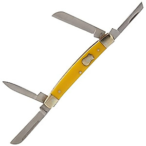 Boker Plus 01BO214Y Congress Yellow Knife with 2 1/2 in. Blade