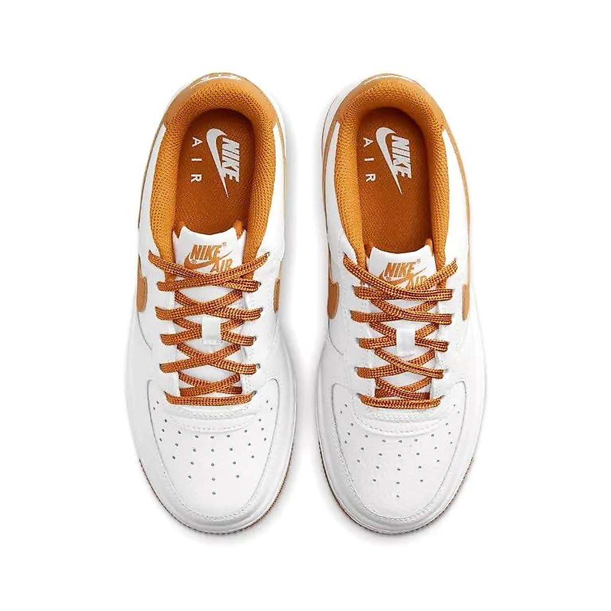 Nike Air Force 1 GS White/Desert Ochre Size 6