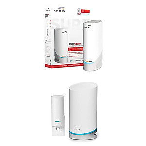 ARRIS Surfboard S33 DOCSIS 3.1 Modem and W122 AX6600 WiFi 6 Mesh Tri-Band Router System Bundle