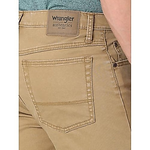 Wrangler Authentics Men's Slim Fit Straight Leg Jean, Acorn, 36W x 30W