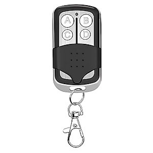 Universal Garage Door Remote for Liftmaster Chamberlain Craftsman Openers with 5 Colors Learn Button, Purple Yellow Green Orange Red, Keychain Included, 1 Pack