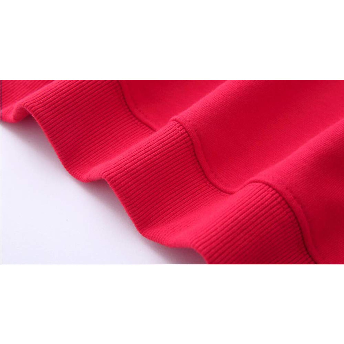 HAXICO Unisex Children Solid Zip-Up Hooded Sweatshirt Toddler Baby Boys Girls Classic Hoodie Cotton Tops Blouse Red, 3T