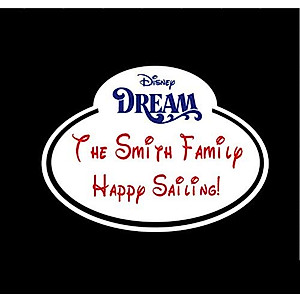 For Disney Cruise Custom Nametag Cabin Door Stateroom Magnet - Personalized Happy Sailing