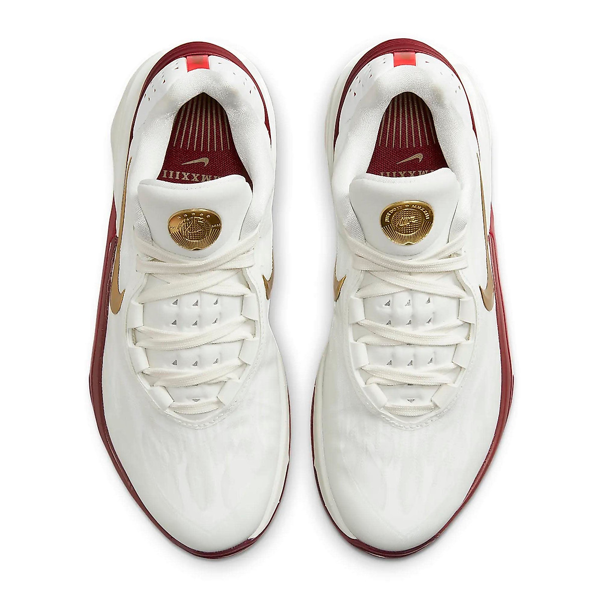 Nike Unisex Air Zoom G.T. Cut 2 Basketball Shoe (Summit White/University Red/Team Red/Metallic Gold/, US Footwear Size System, Adult, Women, Numeric, Medium, 10)