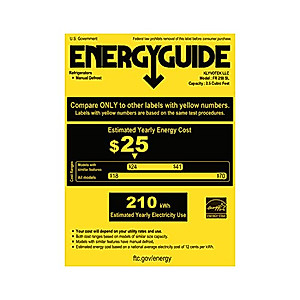 Frestec 2.5 CU' Mini Refrigerator, Small Refrigerator, Mini Fridge with Freezer, Compact Refrigerator, Stainless Steel (FR 250 SL)