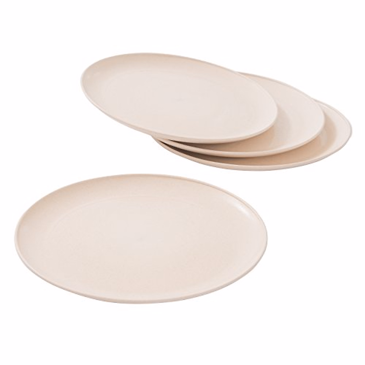 EVO Sustainable Goods 8" Plate, Set of Four, White