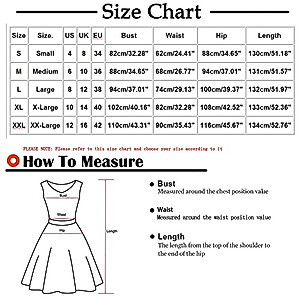 Leisure Dresses for Women 2023 V-Neck Cocktail Dresses Loose Fitted Sleeveless Floral Printing Elegant Pocket Long Dress,A5*White,Medium
