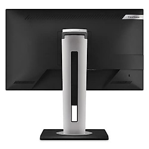 ViewSonic VG2755-2K 24 Inch IPS 1440p Monitor with USB C 3.1, HDMI, DisplayPort and 40 Degree Tilt Ergonomics for Home and Office,Black
