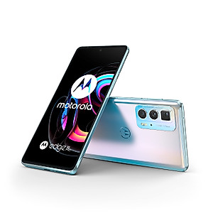 Motorola Edge 20 Pro Dual-SIM 256GB ROM + 12GB RAM (GSM Only | No CDMA) Factory Unlocked 5G Smartphone (Iridescent Cloud) - International Version