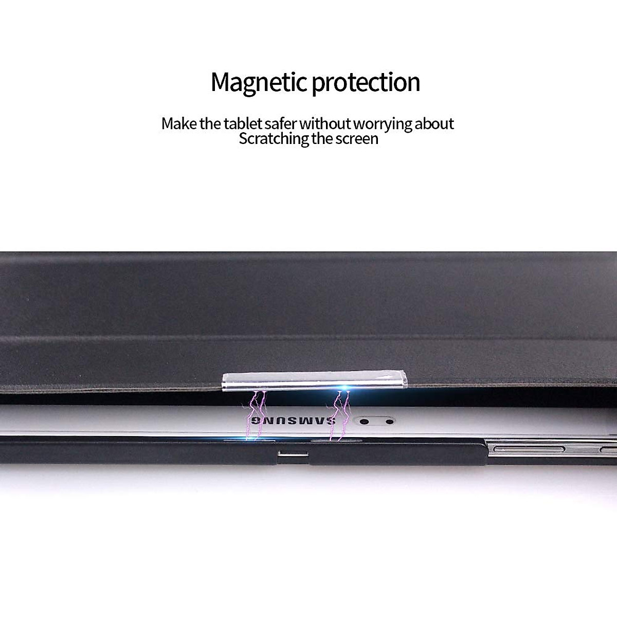 AFesar Galaxy Note 10.1 2014 Edition Tablet Case, Lightweight Smart Trifold Stand Case Cover for Samsung Note 10.1 Model SM-P600 P601 P605 with Magnetic Pocket