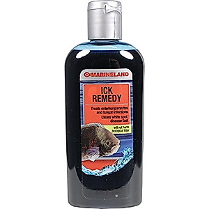 MarineLand Ick Remedy, White Spot Parasite Fish Medicine, 4 Ounces