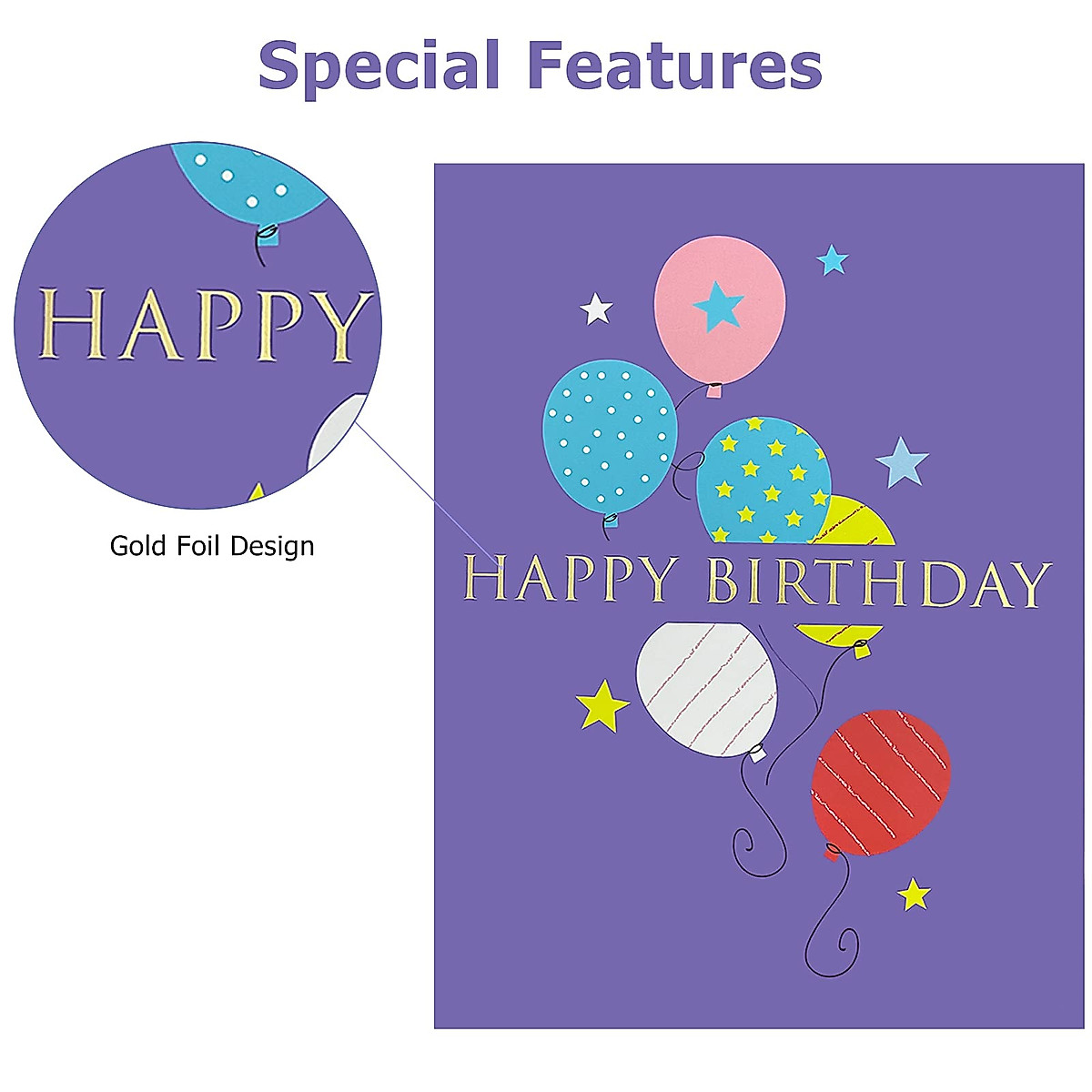 WRAPAHOLIC Pop Up Birthday Card - 3D Popup Card Glitter Rainbow Unicorn - 5.9 Inch x 7.9 Inch