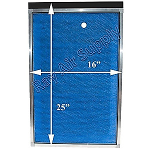 RAYAIR SUPPLY 16x25 ARS Rescue Rooter Air Cleaner Replacement Filter Pads 16x25 Refills (3 Pack)