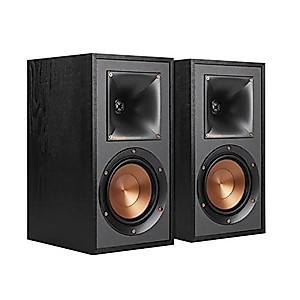 Klipsch R-51M Bookshelf Speaker (Pair), Black