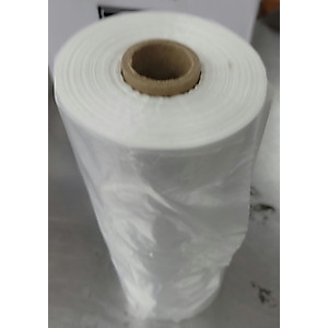 12" x 20" Large Plastic Produce Bag 4 Rolls, 3000 COUNT Made in India HDPE, Durable Clear Food Storage Saver for Fruit Vegetable Bakery Snack Grocery Bags