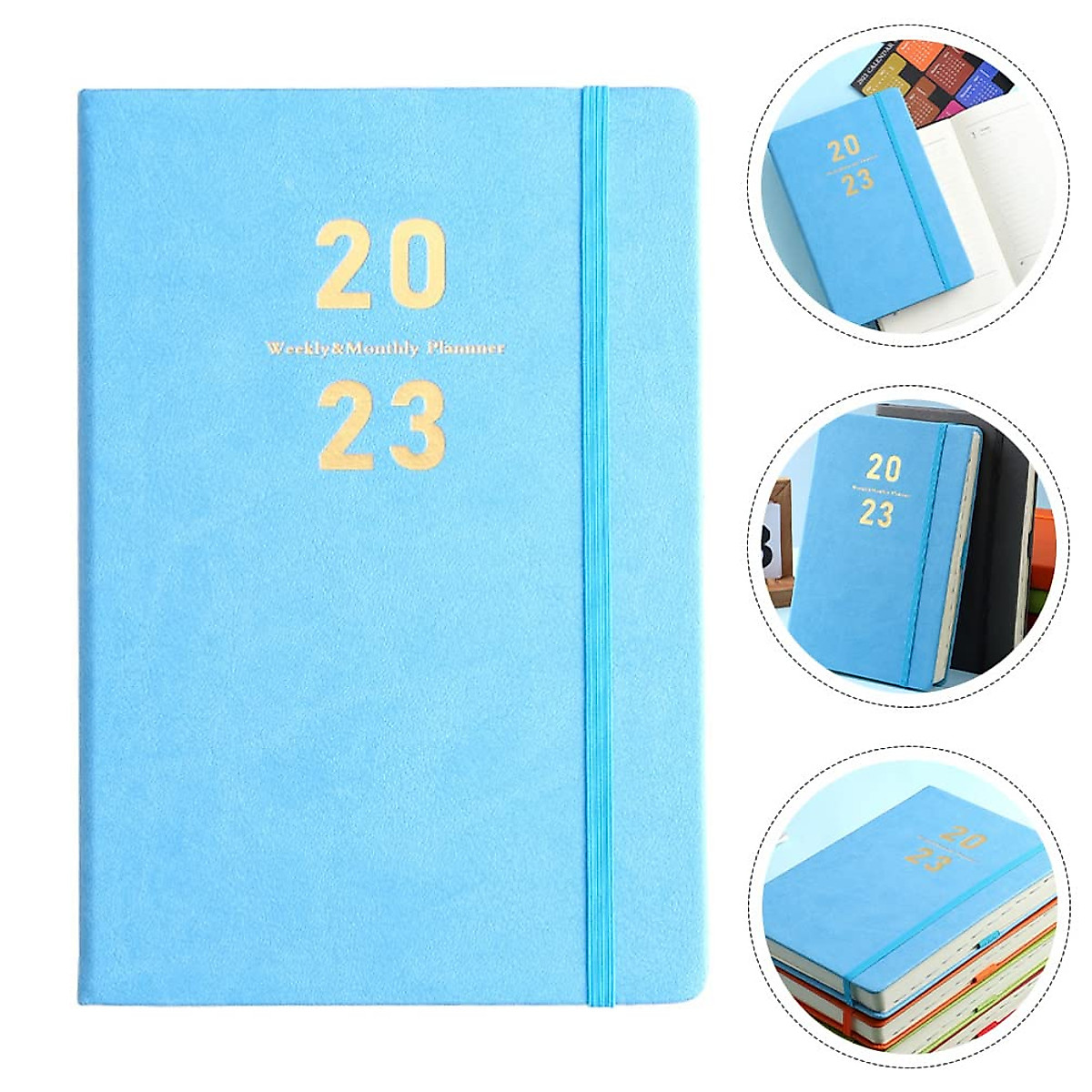 Zerodeko 2023 Calendar Notebook 365 Day Journal Notepad Schedule Book Daily Weekly Appointment Book Time Management Manual Planner