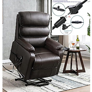 Ousaly 6.5 Feet Extension Cord for Lift Chair or Power Recliner, Replacement for Okin Limoss Lazy boy Pride Catnapper Lift Chair Power Recliner Power Supply Cable etc