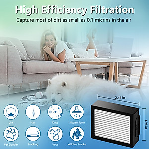 Filters Replacement Fit for i-Robot Roomba E I & J Series i7 i7+/plus i3 i3+ i4 i6 i6+ i8 i8+ E5 E6 E7 Robot Vacuum Cleaner, 6 Pack Room-ba Filter Replacements + 1 Cleaning Brush