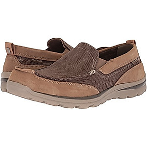 Skechers Men's Superior Milford Loafer, Light Brown, 12 M US