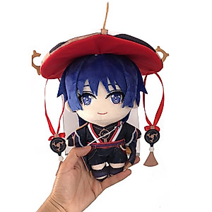 VEGAWIWI Cute Plush Doll Anime Figure Plushies Kunikuzushi Scaramouche Kawaii Soft Stuffed Animals Gift for Genshin Impact Fans