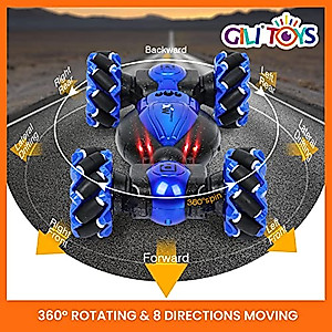 Remote Control Car Boys Gifts: Gesture Sensing RC Stunt Cars Kids Toys for Age 6 7 8 9 10 11 12 Year Old - Best Birthday Gifts